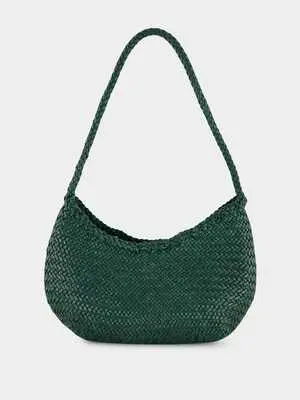 Dragon Diffusion Forest Nova Luna Woven Leather Tote