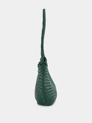 Dragon Diffusion Forest Nova Luna Woven Leather Tote