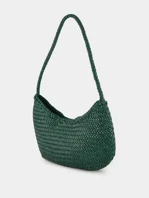 Dragon Diffusion Forest Nova Luna Woven Leather Tote