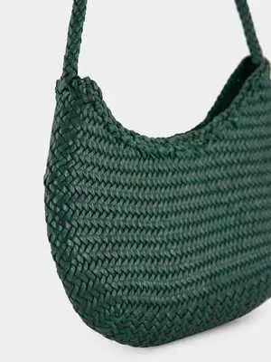 Dragon Diffusion Forest Nova Luna Woven Leather Tote