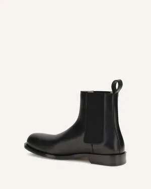 Loewe Bobine Chelsea Ankle Boots In Polished Calfskin