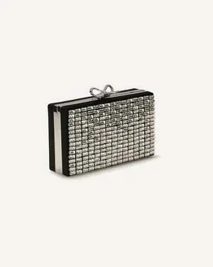 SELF-PORTRAIT Crystal Chainmail Clutch