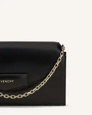 Givenchy Antigona Box Leather Pouch With Chain