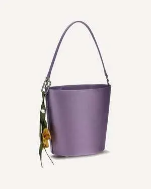 SELF-PORTRAIT Satin Bucket Bag