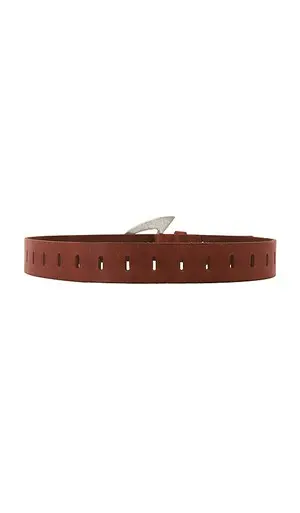Free People Noa Belt In Red - Crimson