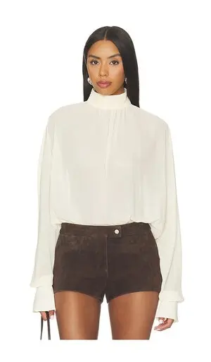 SEROYA Farran Blouse In Ivory
