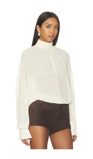 SEROYA Farran Blouse In Ivory