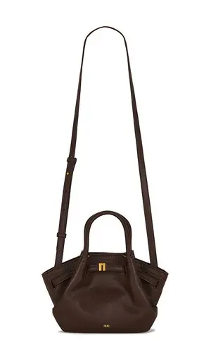 Jw Pei Hana Mini Tote Bag In Brown - Dark Brown