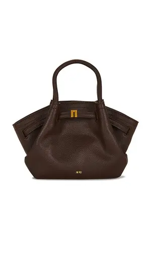 Jw Pei Hana Mini Tote Bag In Brown - Dark Brown