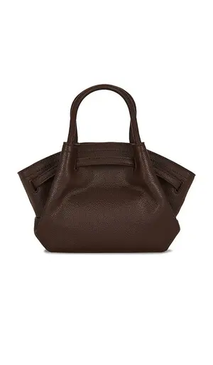Jw Pei Hana Mini Tote Bag In Brown - Dark Brown