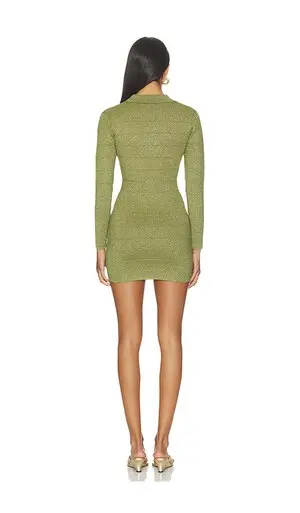 Retrofete Siona Knit Dress In Green