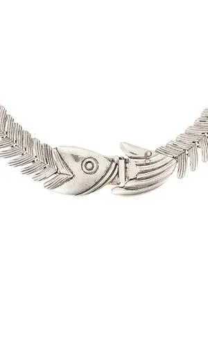 LOVERS AND FRIENDS Ryder Necklace In Metallic