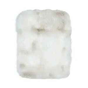 BROOKSTONE Bubble Faux Fur Warming Pod - Ivory