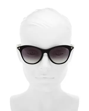 TOM FORD Micaela Cat Eye Sunglasses, 53mm