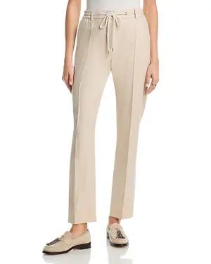 Eleventy Wool & Cashmere Drawstring Pants - Sand