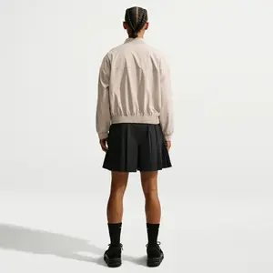 Nike 24.7 Perfectstretch Dri-fit Uv Protection Oversized Bomber Jacket