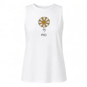 ELO Plano Sleeveless Flower Top