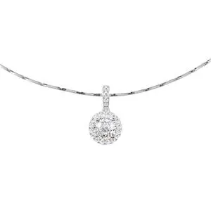 Arte Madrid Brillante Pendant - White