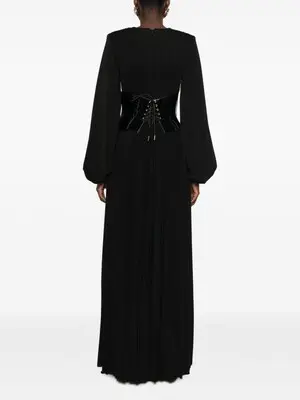 Elisabetta Franchi V-necked Maxi Dress