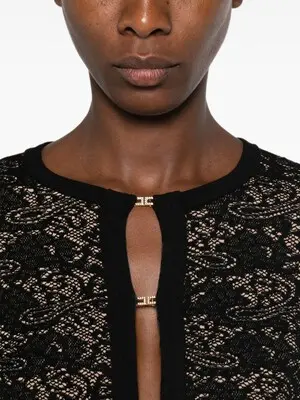 Elisabetta Franchi Crewneck Cardigan