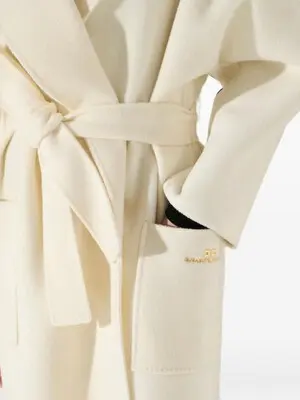 Elisabetta Franchi Wool Long Coat