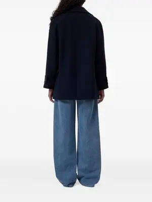 Closed Wool Double-breasted Coat