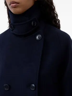 Closed Wool Double-breasted Coat