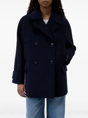 Closed Wool Double-breasted Coat