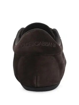 Dolce & Gabbana Ballet Leather Sneakers - Brown