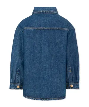 Roberto Cavalli Denim Jacket With Rhinestones