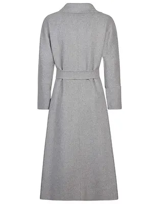 Max Mara Belted Long-sleeved Coat