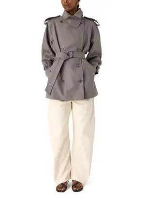 Max Mara Short Oversize Trench Coat