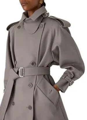 Max Mara Short Oversize Trench Coat