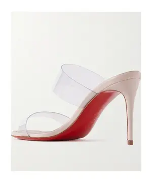 CHRISTIAN LOUBOUTIN Transparent Upper Sandals - Nude