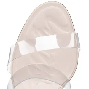 CHRISTIAN LOUBOUTIN Transparent Upper Sandals - Nude
