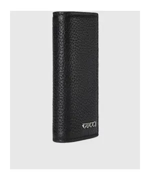 Gucci Logo-embellished Leather Keyholder