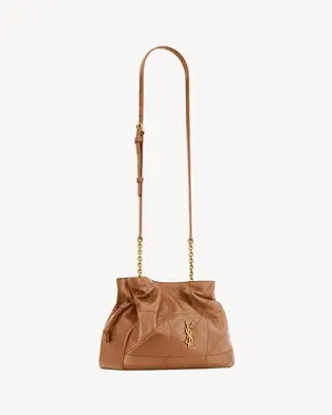 Saint Laurent Jamie Shoulder Pouch In Lambskin - Fox