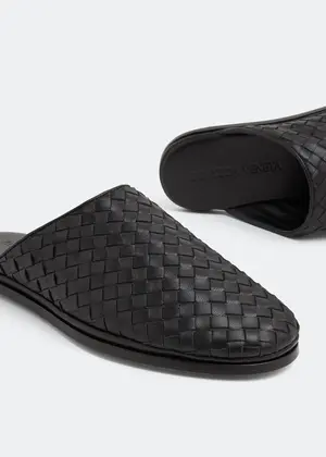 Bottega Veneta Logo Slippers