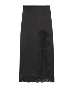 Valentino Garavani Crepe Satin Midi Skirt