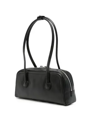 MARGESHERWOOD Soft Boston Logo-debossed Leather Shoulder Bag