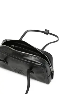 MARGESHERWOOD Soft Boston Logo-debossed Leather Shoulder Bag