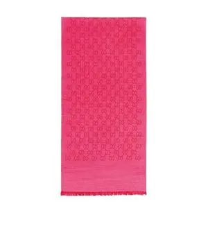 Gucci Logo Wool Scarf