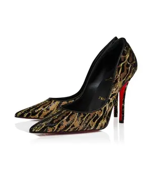 CHRISTIAN LOUBOUTIN Miss Z Ocelot Pumps - Multi-color