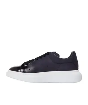Alexander McQueen Paneled Leather Platform Sneakers
