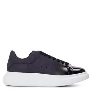 Alexander McQueen Paneled Leather Platform Sneakers