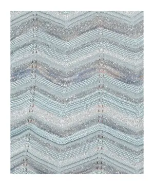D.exterior Metallic Chevron Wide-leg Pants