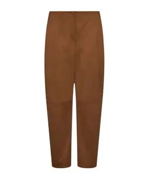 Marella Casual Pants With Side Pockets - Brown