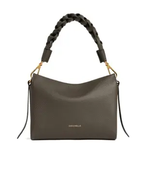COCCINELLE Boheme Braided-handle Leather Tote Bag - Brown