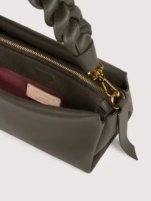 COCCINELLE Boheme Braided-handle Leather Tote Bag