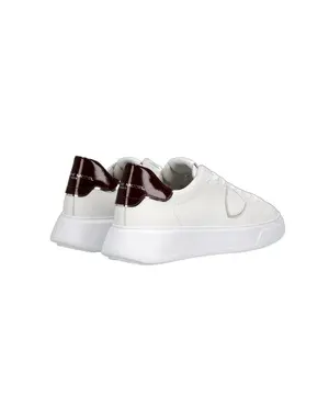 Philippe Model Sneakers Temple White Burgundy